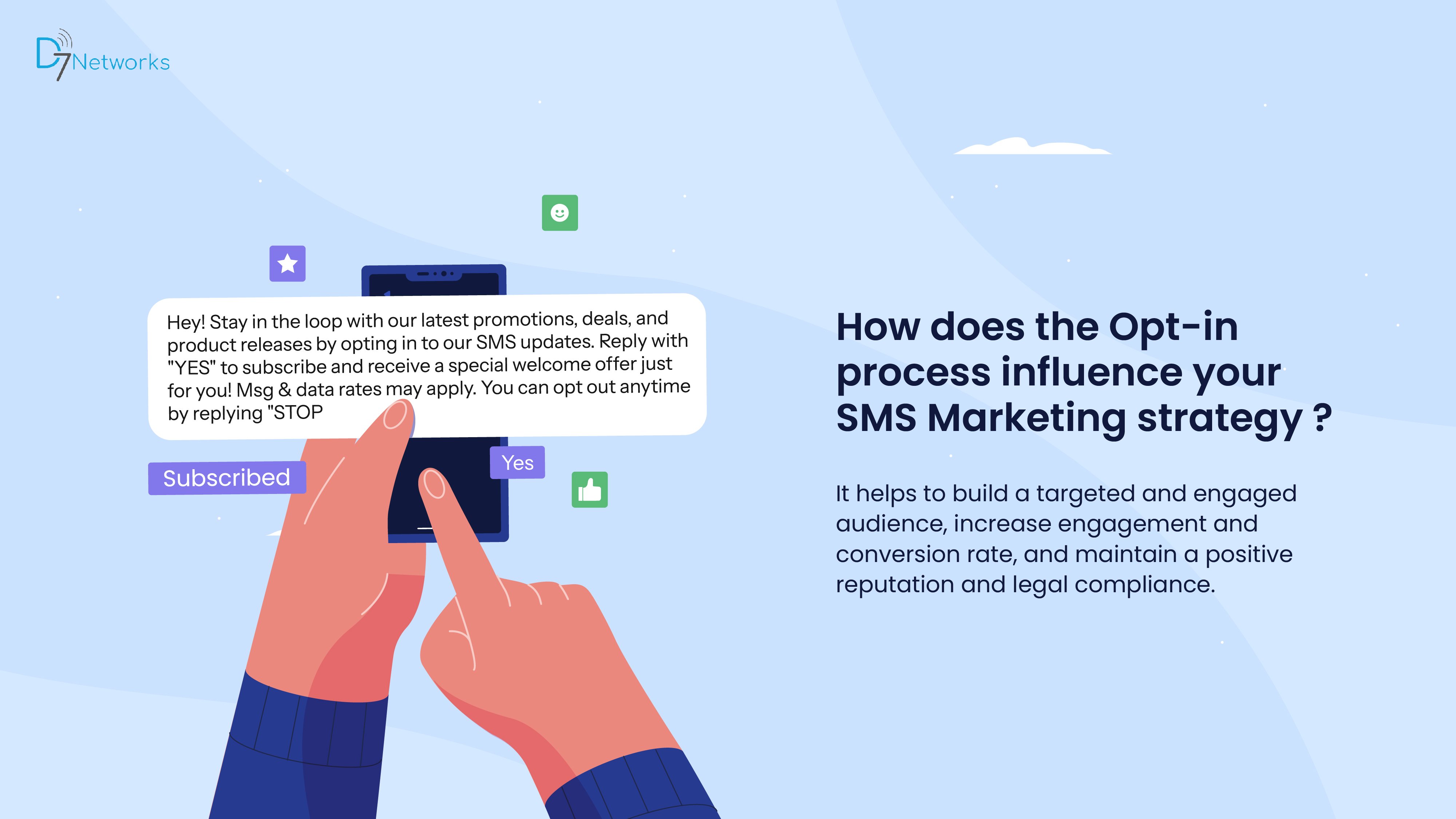 Opt-in and Opt-out in your SMS marketing | Direct7 Networks